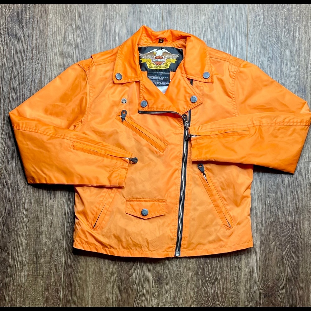 Rare Women's Harley Davidson Nylon Racing Jacket - Gem